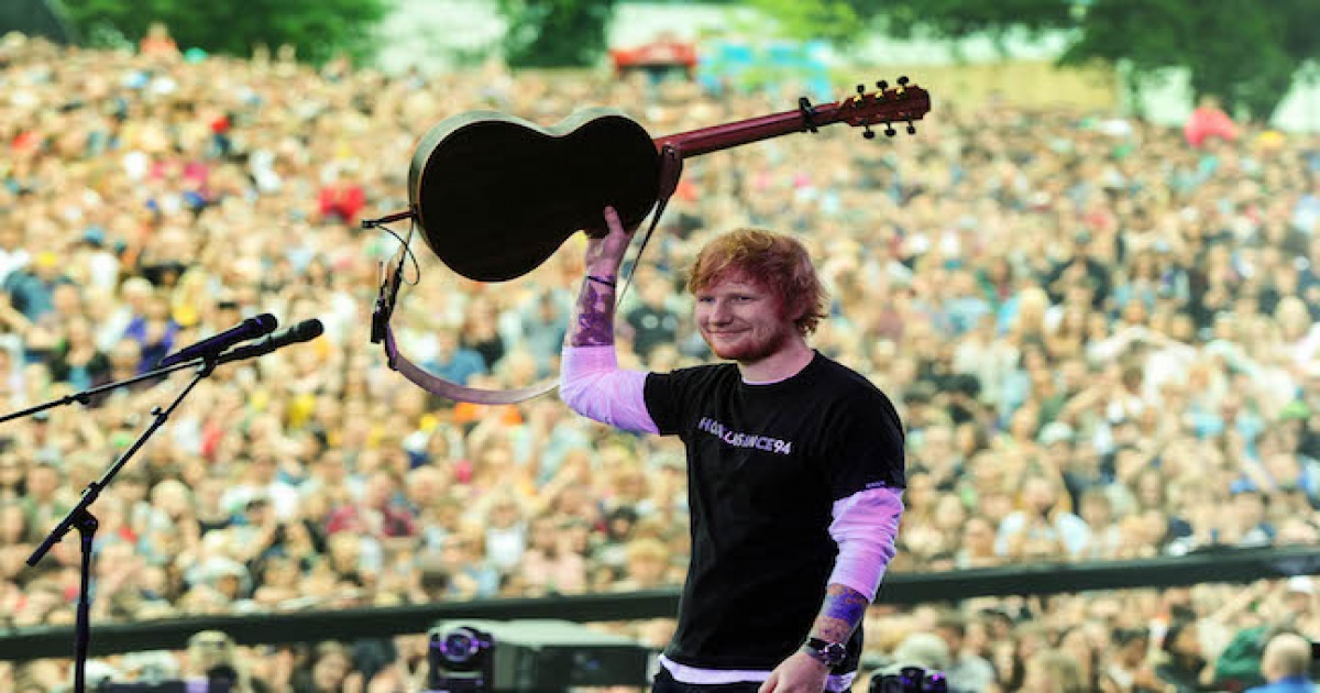 Ed Sheeran smashes South African touring record | Live | Music Week